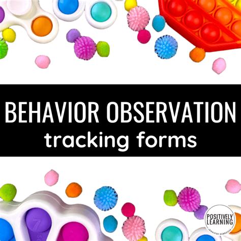 Behavior Observation Forms For Special Education Behavior Observation