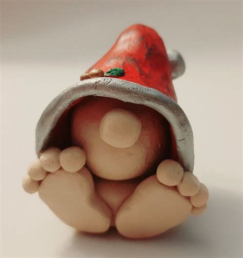 Sammy Gnome Clay Crafts Air Dry Oven Bake Clay Air Dry Clay Projects