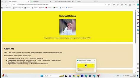 Website Pendidikan Dan Website Portofolio Menggunakan Html Css Dan