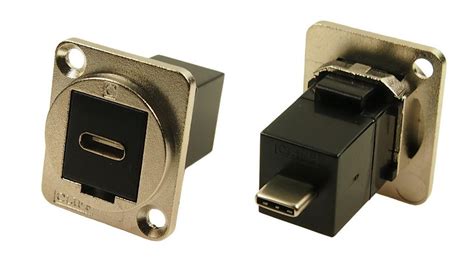 Cp30211m Cliff Feed Through Adapter Metal Frame Usb 20 C Socket