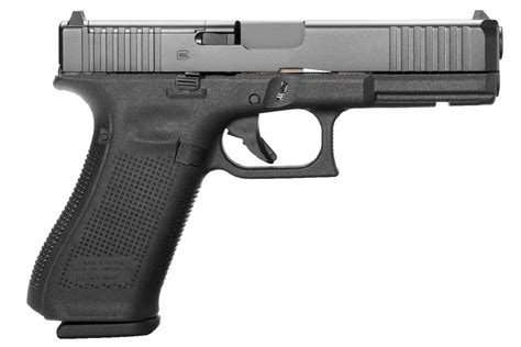 Glock 17 Mos Gen5 9mm Pistol With Front Serrations 10 Round Model