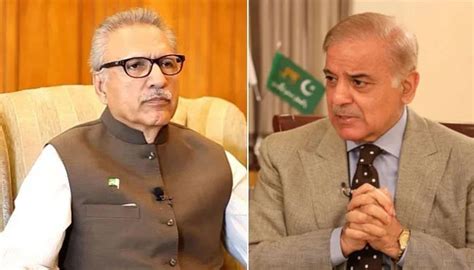 Pti Worker Pm Shehbaz Criticises President Alvi For Returning Sc Bill