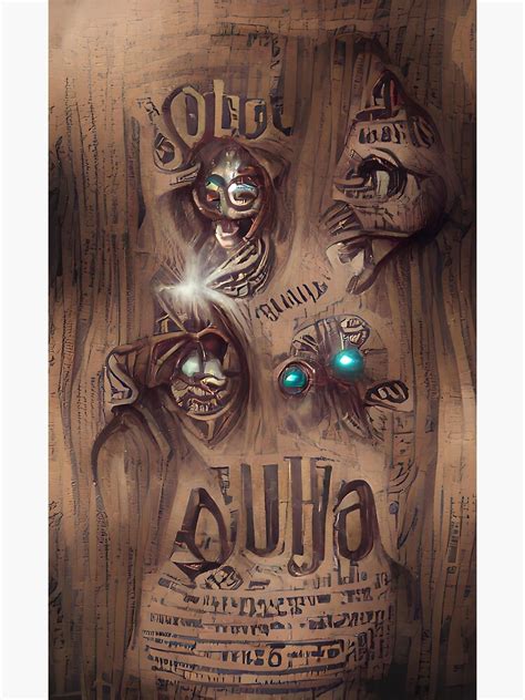 Ouija Board Spirits Creepy Mystical Art Poster For Sale By