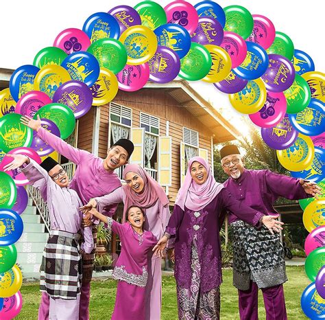 Pieces Ramadan Mubarak Balloons Eid Mubarak Party Decoration Happy Eid Al Fitr Theme Latex