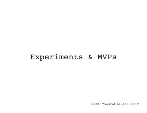 Mvpexperiments Talk At Sva Ixd Program