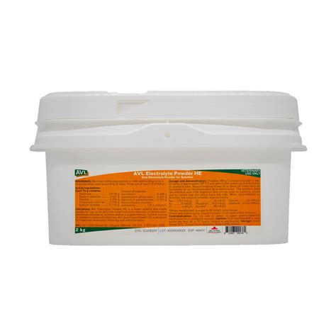 Electrolyte Powder He Soluble 2 Kg