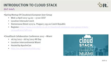 Introduction Cloudstack Community Andre Walter Ppt