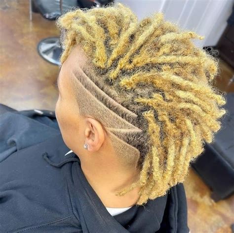 Pin By Menischia On Loc Journey Braids With Shaved Sides Short Locs