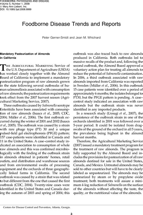 Foodborne Disease Trends And Reports Foodborne Pathogens And Disease
