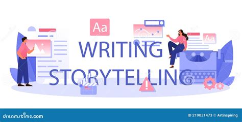 Writing Storytelling Typographic Header Professional Speechwriter Or
