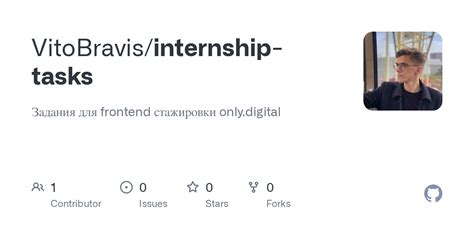 Github Vitobravisinternship Tasks Задания для Frontend стажировки