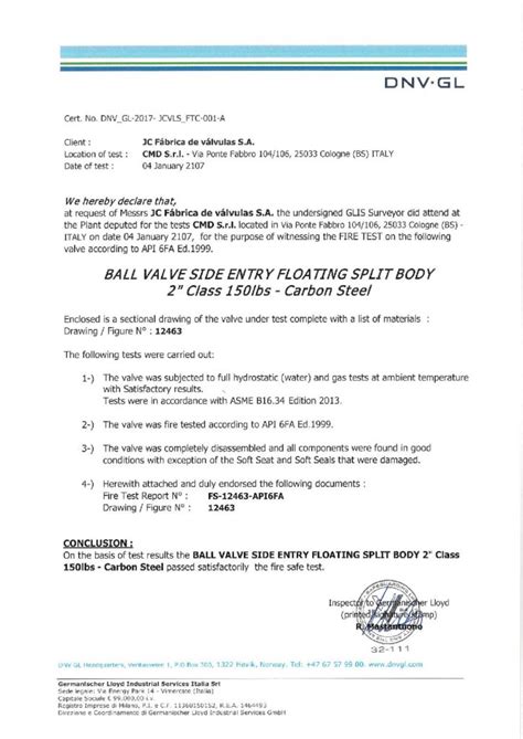 Jc Valve Fire Safe Api 6fa Katup Industri Indonesia