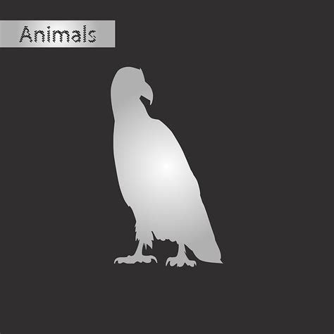 독수리 벡터의 흑백 스타일 아이콘 Eps Ai Uidownload