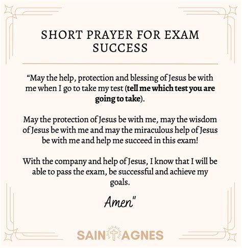 8 Prayers For Passing A Test And Exam Success