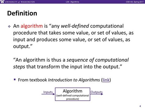 Algorithms Cse Spring Instructor Teaching Assistants Ppt