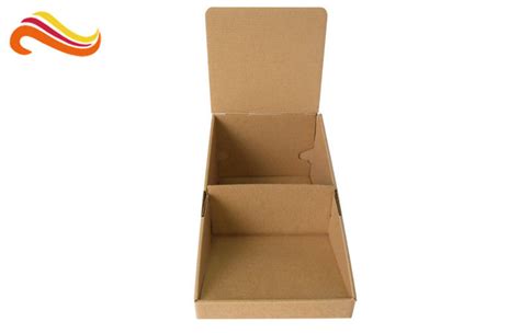 Brown Color Custom Corrugated Boxes Glossy Lamination Surface For