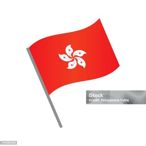 홍콩 국기 핀 지도 기에 대한 스톡 벡터 아트 및 기타 이미지 기 중국 홍콩 Istock