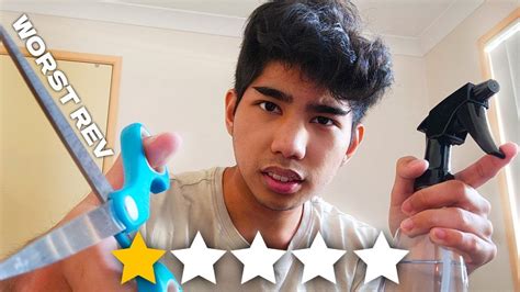 Asmr ~ Worst Reviewed Haircut Youtube