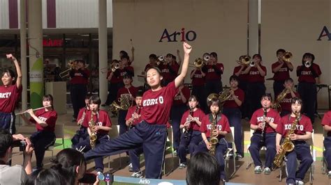 拓殖大学紅陵高校 吹奏楽部「ジャンボリミッキー！」 Youtube