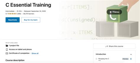 The Best Online C Programming Courses For