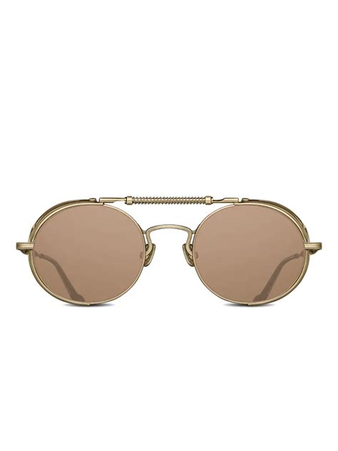 Matsuda Round Frame Sunglasses Dorado Farfetch Mx