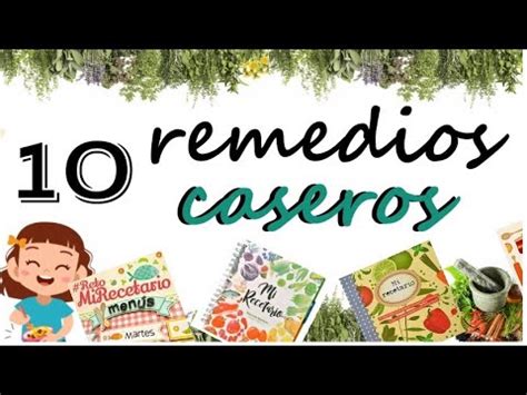 10 ejemplos de remedios caseros Educación Primaria YouTube
