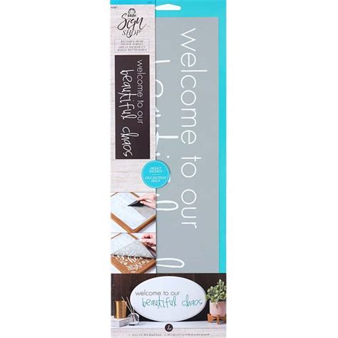 Folkart ® Sign Shop™ Mesh Stencil Beautiful Chaos Crown Office Supplies