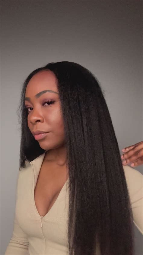Kinky Straight U Part Wig