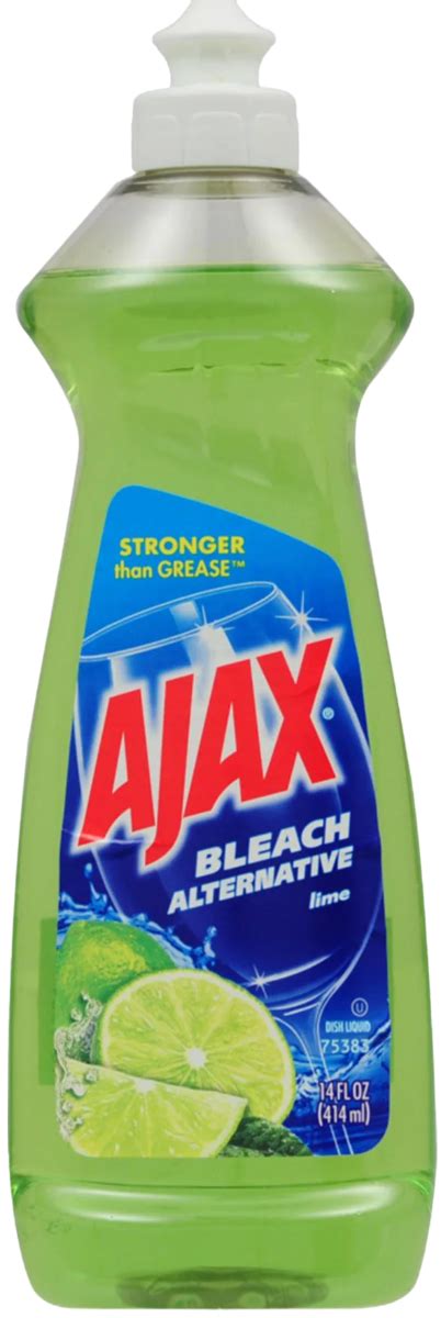 Ajax Ultra Bleach Alternative Vinegar Lime Dish Liquid 14 Fl Oz