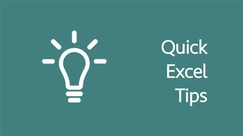 quick excel tips [2] excel off the grid