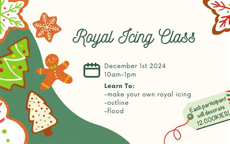 Royal Icing Class Tickets Turtleyslow