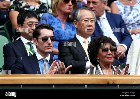 Dame Shirley Bassey And Sebastian Knoerr In The Royal Box Of Centre