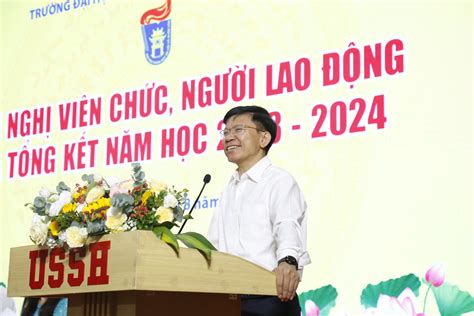 Consensus Was Reached On Many Important Issues Of Vnu Ussh Towards The 80th Anniversary Of Tradition