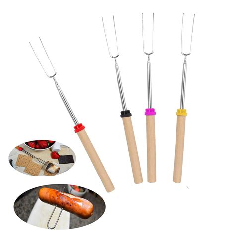 Buy Ez Life Products Marshmallow Roasting Sticks Extra Long 32 Inch 4