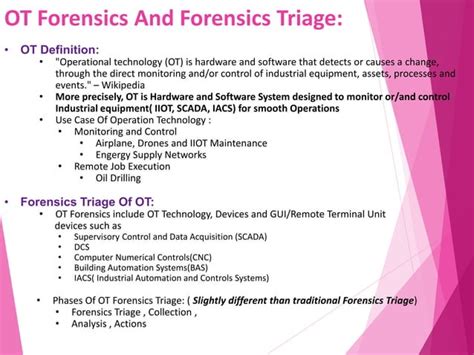 Digital Forensics Triage And Cyber Security Pptx