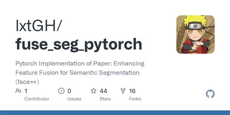GitHub LxtGH Fuse Seg Pytorch Pytorch Implementation Of Paper Enhancing Feature Fusion For