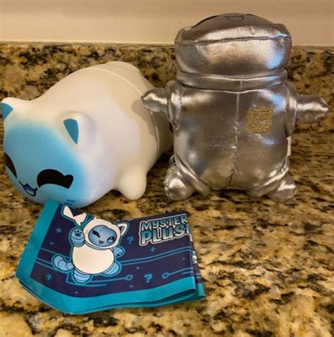 Aphmau Rare Silver Robot Cat Mini Meemeows Mystery Plush Egg New Hard Case 4627604663