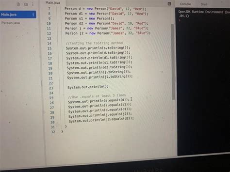 Solved So I Was Practcing Tostring And Equals But Couldnt