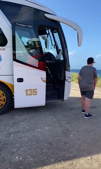 Tourist Bus Stopping At Tres Trapi Causes Concern For Nature In The