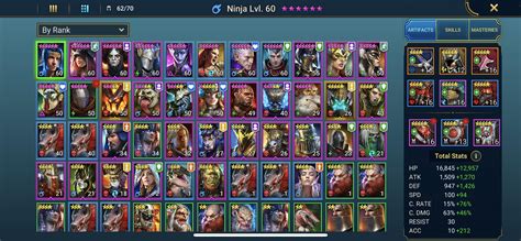 Looking For My Best Possible Classic Arena Team R Raidshadowlegends
