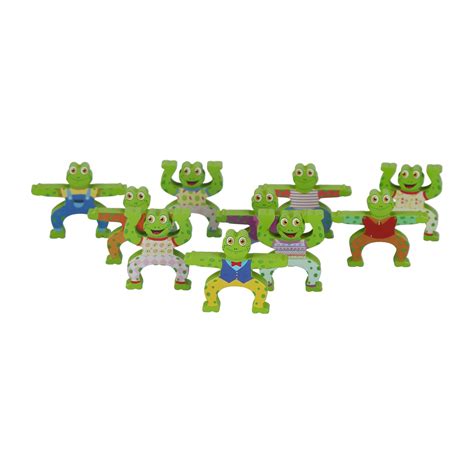 Ccdes Stacking Blocks Acrobatic Interlock Balancing Toy Wooden Stacking
