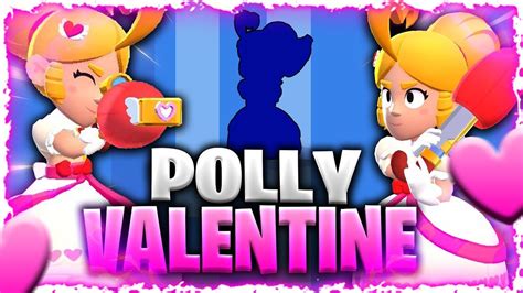 Brawl Stars On AchÈte Le Nouveau Skin Polly Valentine Offre Youtube