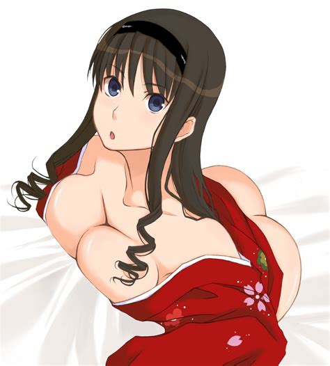 Rule 34 1girls O Amagami Ass Blush Breast Press Breasts Female