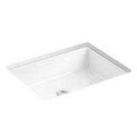 Kohler® 38380 0 Verticyl® 20x16 Rectangular Undermount Bathroom Sink