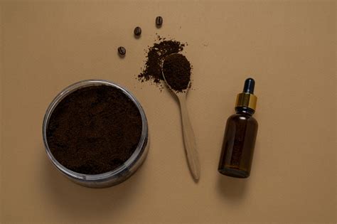 수제 스크럽 Diy 키트 오일 및 분쇄 커피 콩 선택적 초점 Diy에 대한 스톡 사진 및 기타 이미지 Diy 가루로 빻은 갈색 Istock