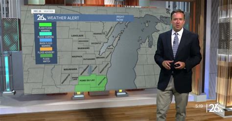 Nbc 26 Weather Forecast Heavy Rain And Cool For August