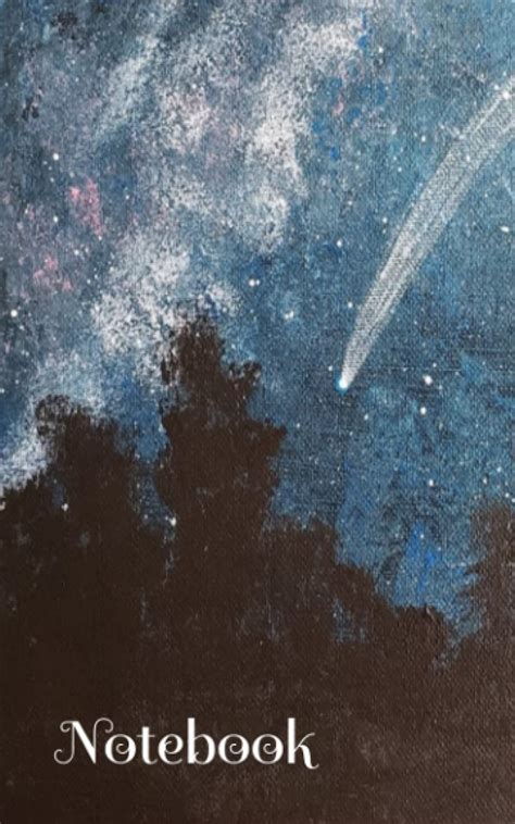 5 X 8 Notebook Shooting Star Art On Soft Cover 60 College Ruled Pages