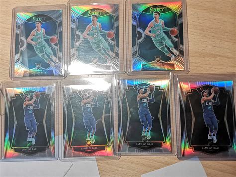 2020 21 Panini Select LaMelo Ball RC 2021拉梅洛鲍尔 三球新秀 select银折七张 投资必备 开赛大