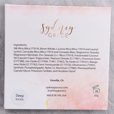 Beauty Care Sydney Grace Luminous Light Deep Face Palette Review And Swatches