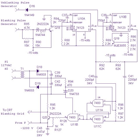 Blanking Circuit For Oscilloscope Under Meters Circuits 7438 Next Gr